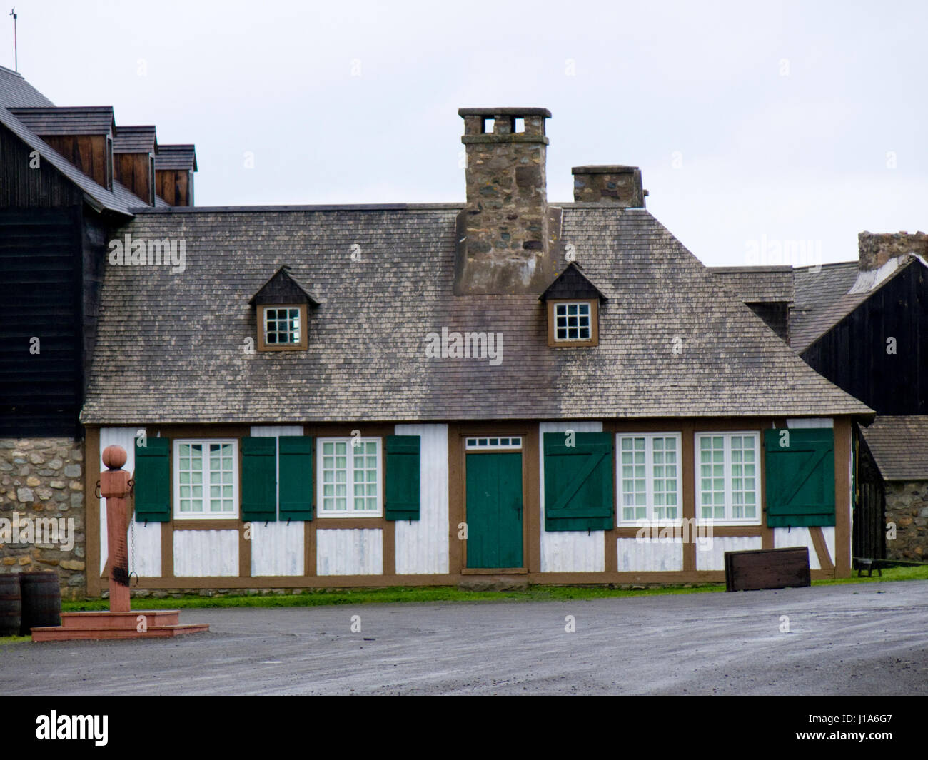 French fort 1700s hi-res stock photography and images - Alamy