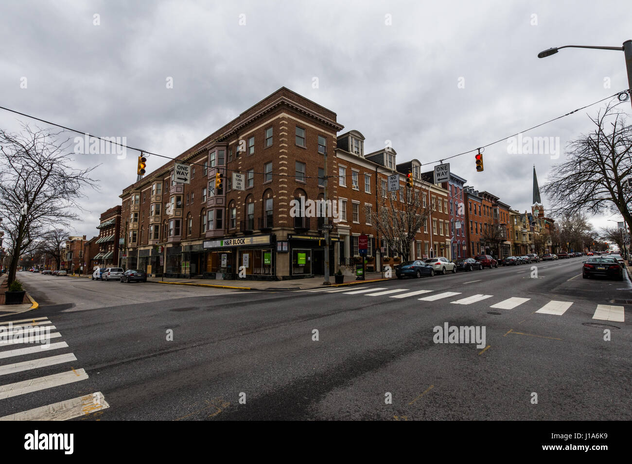 downtown york, pennsylvania buildings in spring Stock Photo - Alamy