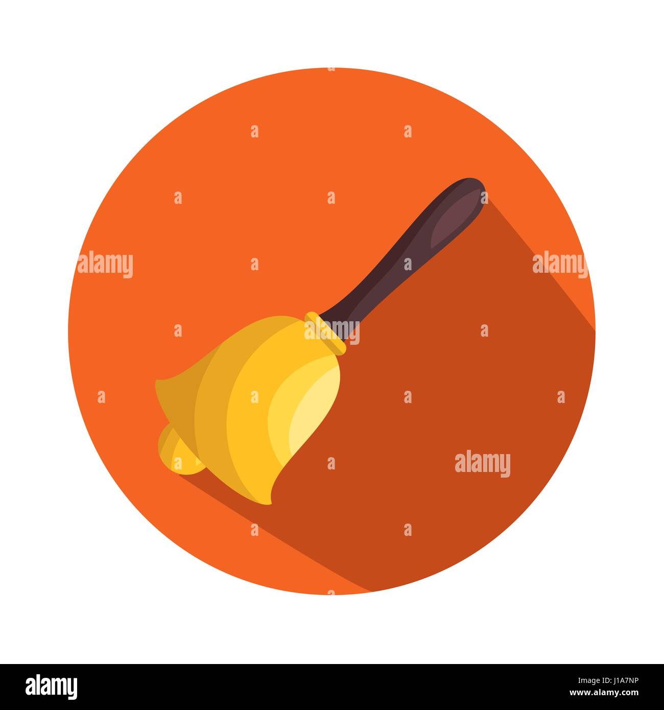 school bell isolated icon Stock Vector Image & Art - Alamy