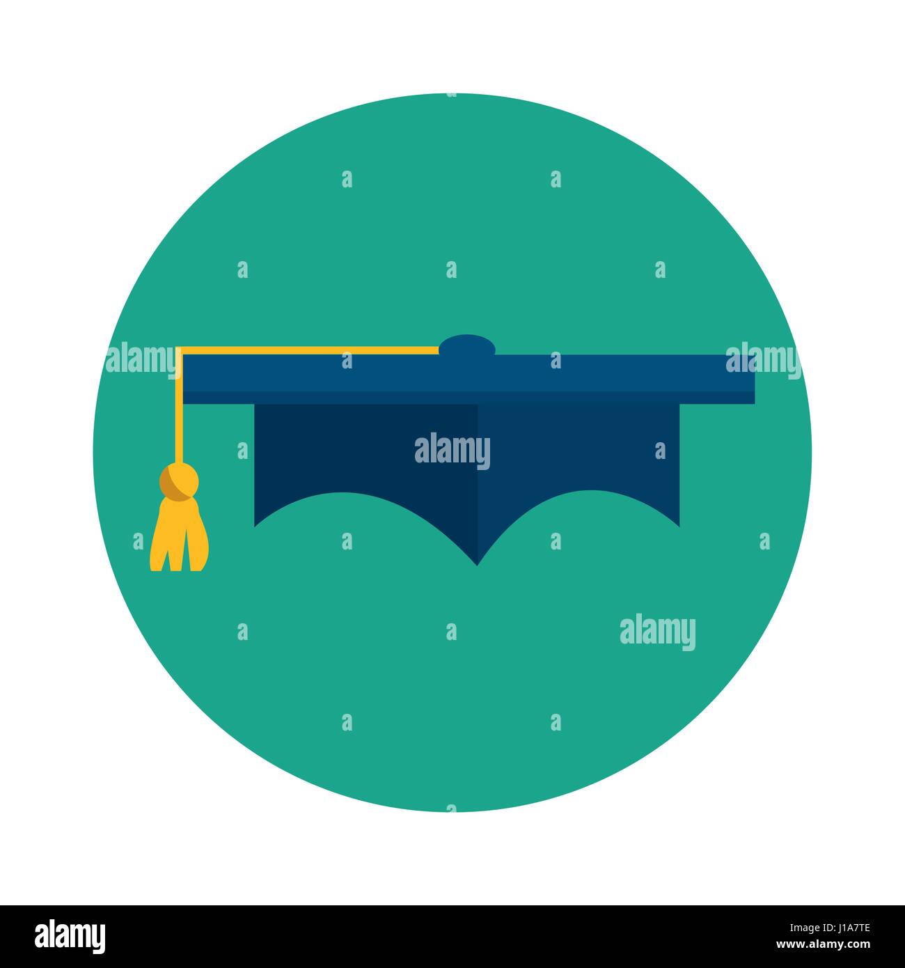 graduation hat celebration icon Stock Vector Image & Art - Alamy