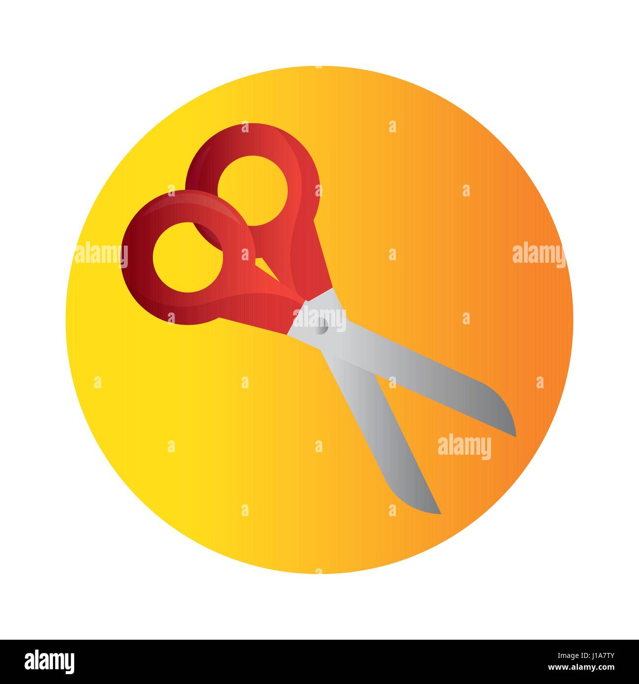 scissor school supply icon Stock Vector Image & Art - Alamy