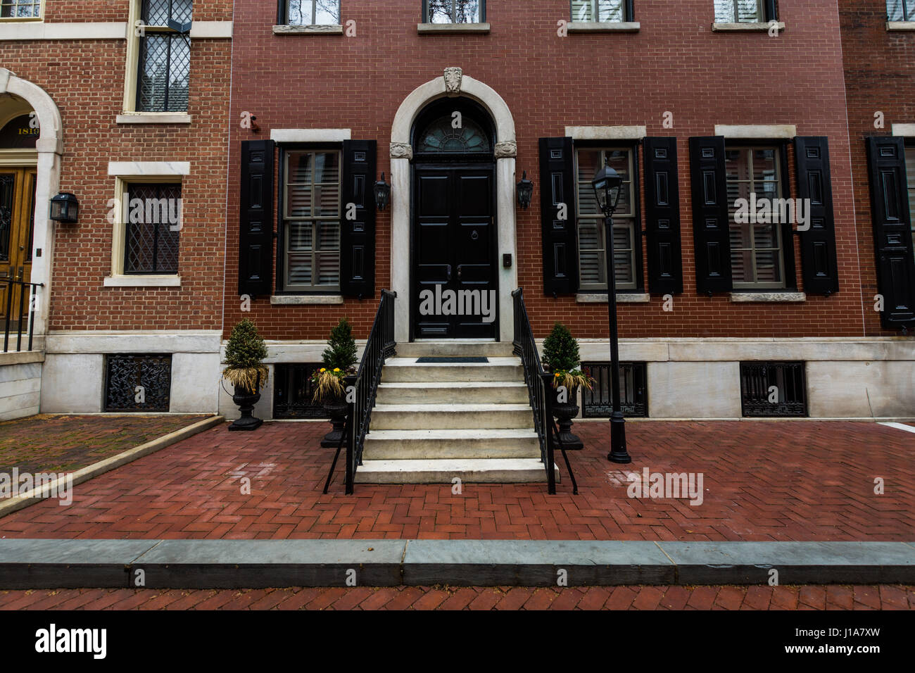 Homes near rittenhouse square in philadelphia, pennsylvania Stock Photo ...