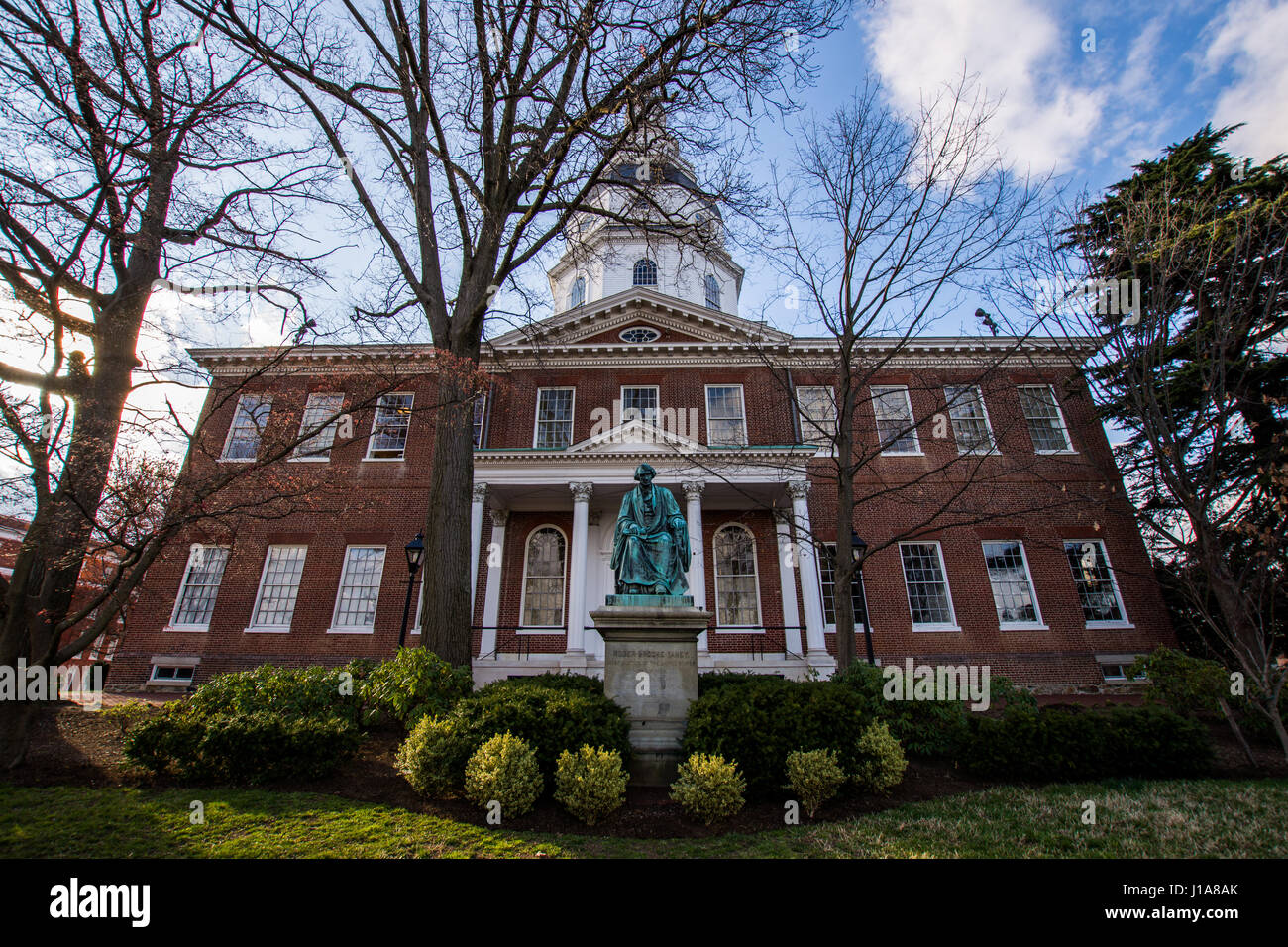 Maryland State Capitol Building in Annapolis in spring Stock Photo - Alamy