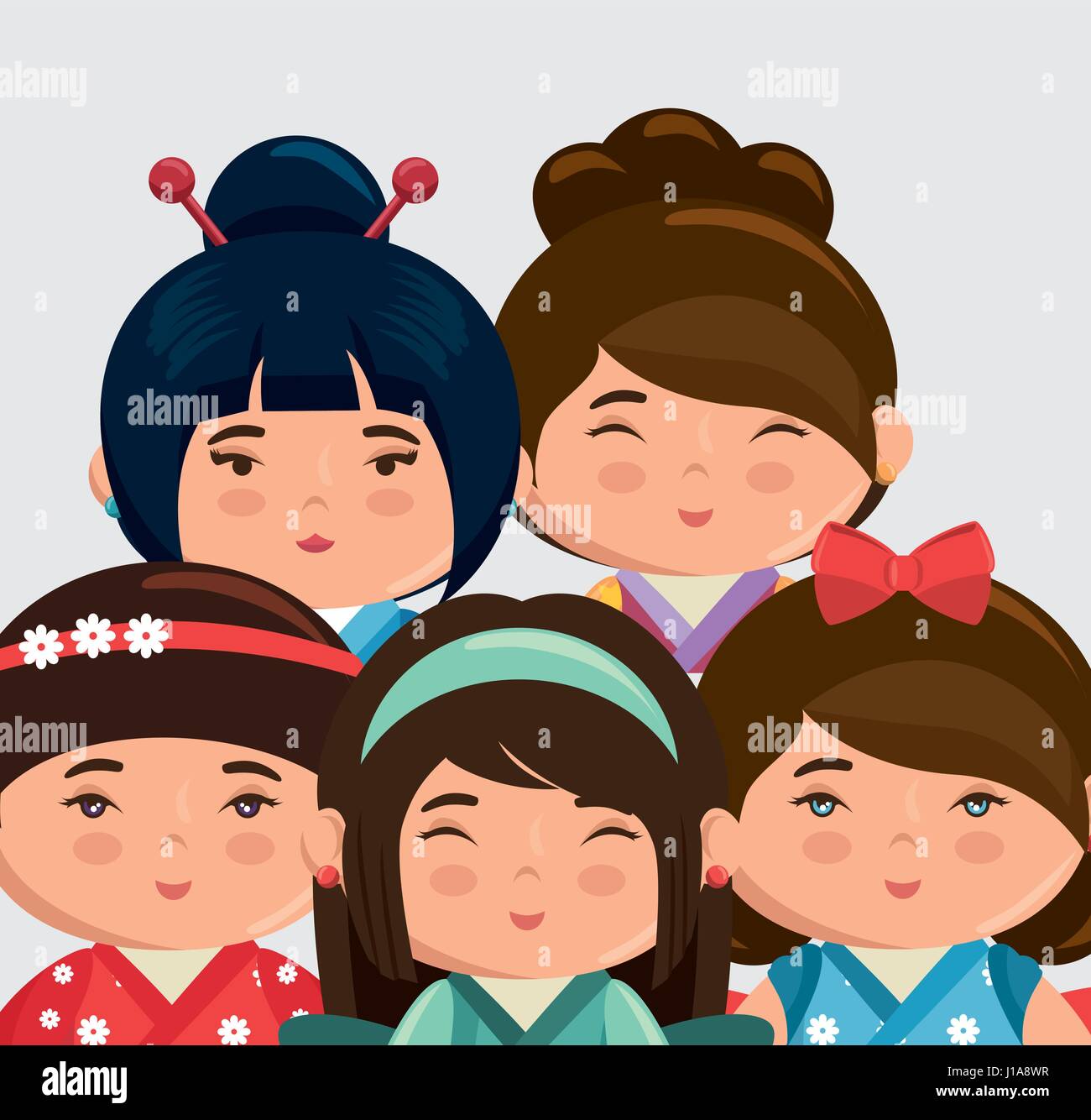 Japanese People Clipart