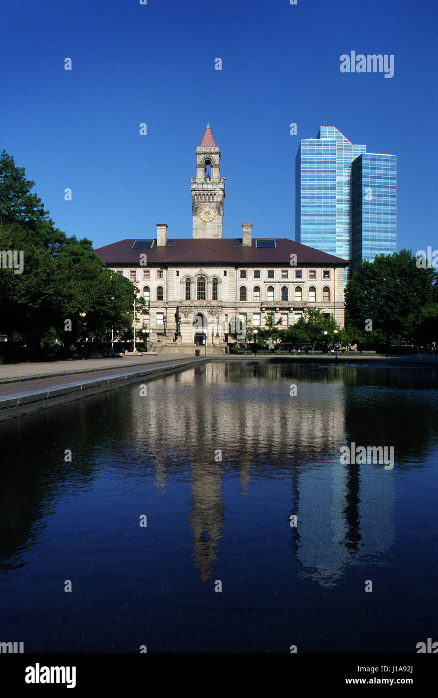 City Hall in downtown Worcester, Massachusetts - USA Stock Photo - Alamy