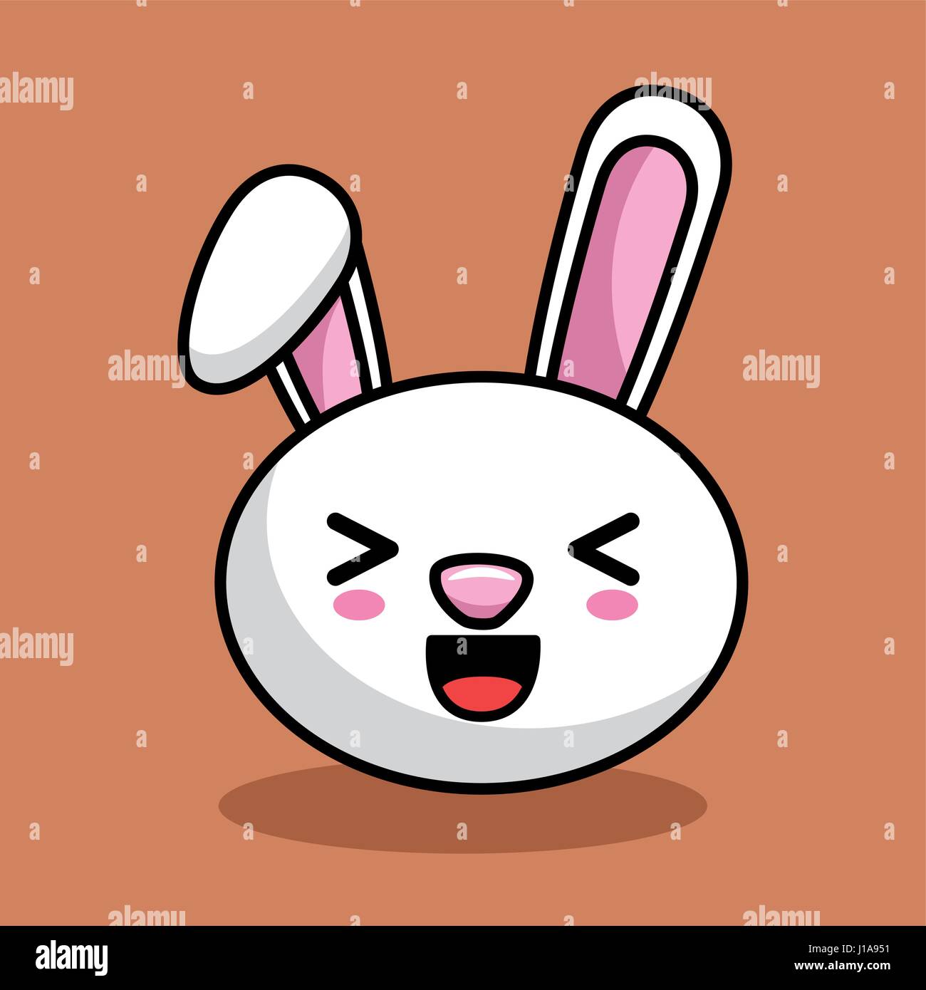 Rabbit character japanese Stock Vector Images - Alamy