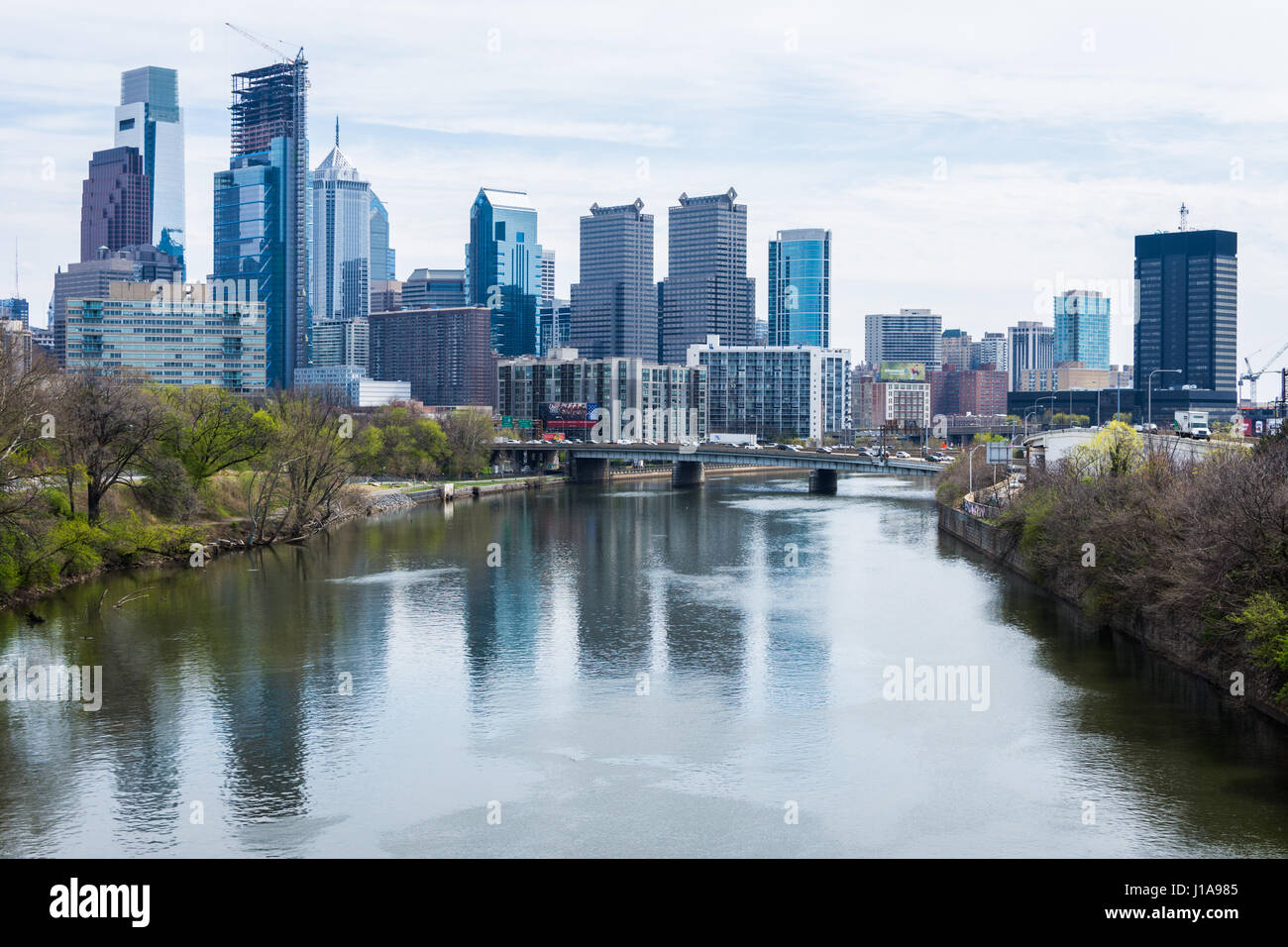 Bridge over schuylkill river hi-res stock photography and images - Alamy