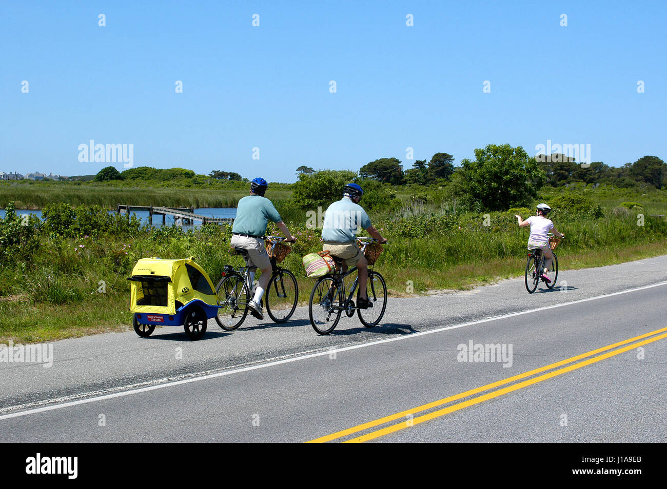 Nantucket island biking hi-res stock photography and images - Alamy