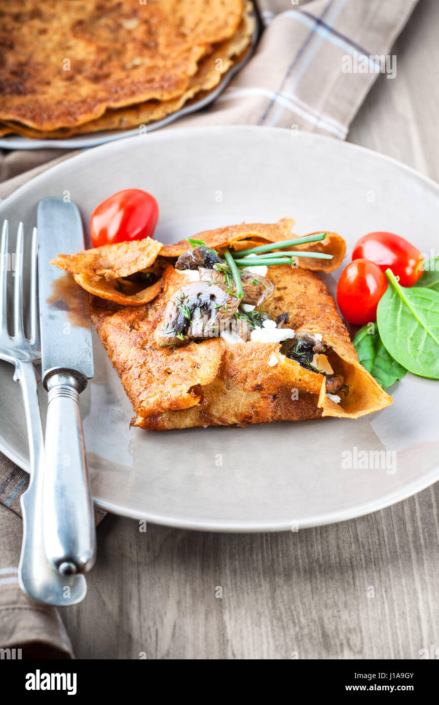 Homemade Breton Galette Stock Photo - Alamy