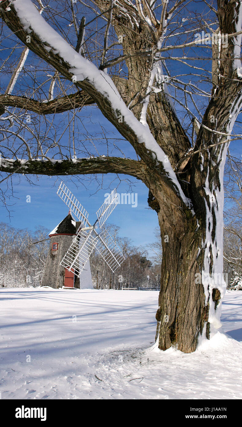 Eastham Windmill on Cape Cod, Massachusetts USA Stock Photo - Alamy