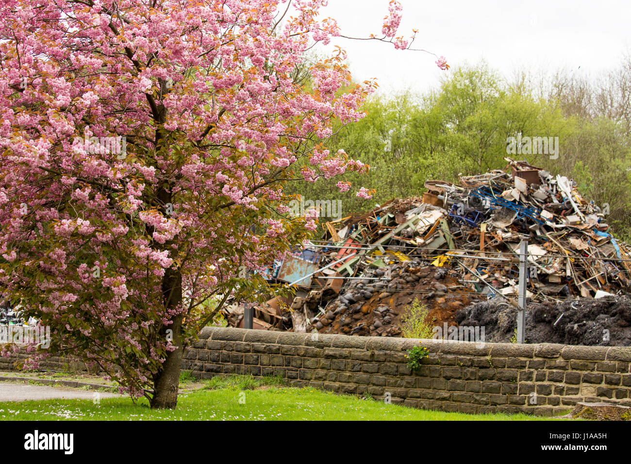 Scrap Metal Yard Stock Photo - Alamy