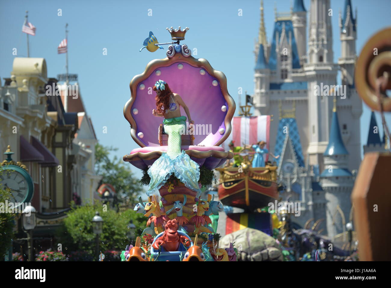 Walt Disney World Parade Orlando Florida USA Stock Photo - Alamy
