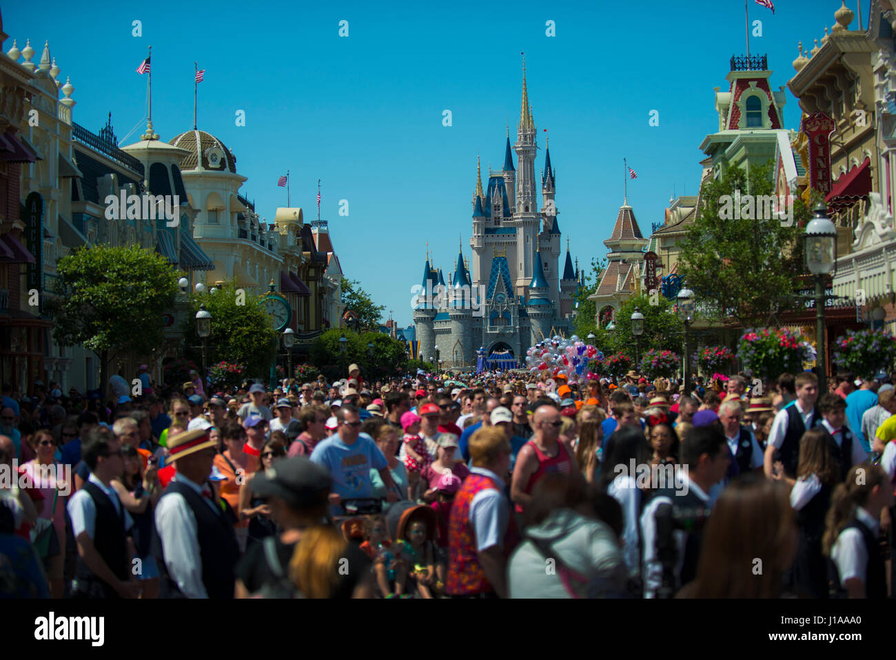 Walt Disney World Parade Orlando Florida USA Stock Photo - Alamy