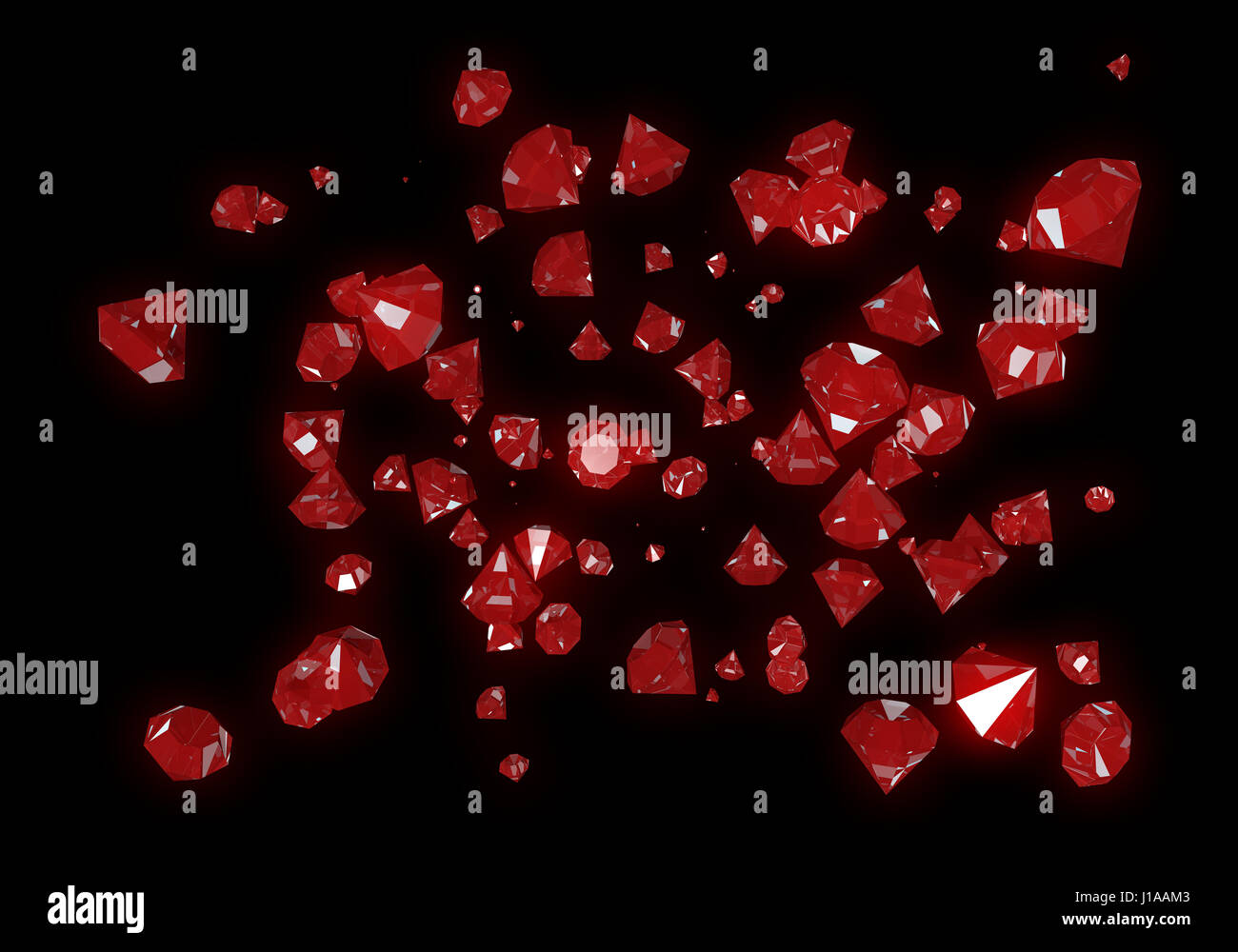 Scattered diamonds hi-res stock photography and images - Alamy