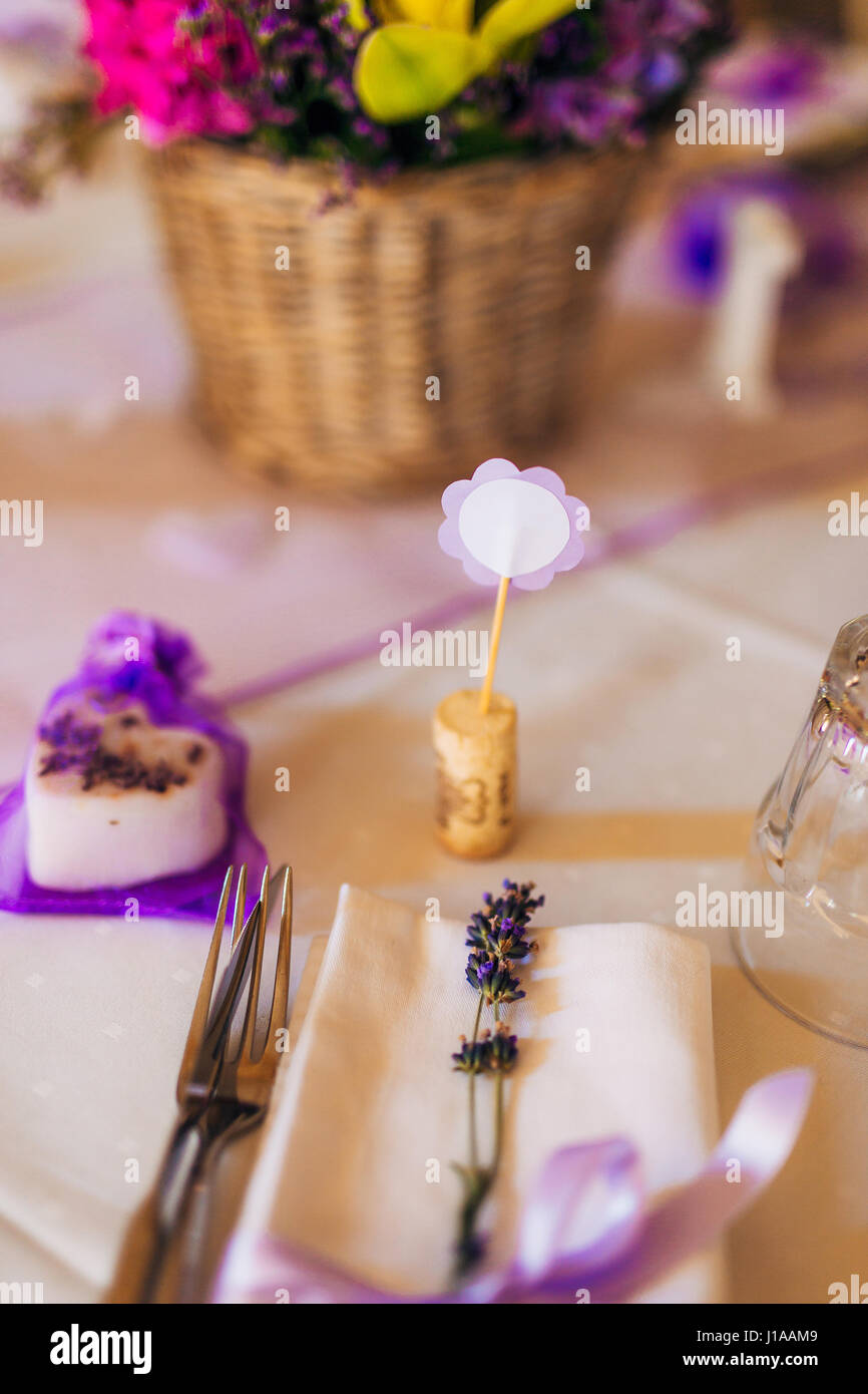 Formal table place card hi-res stock photography and images - Alamy