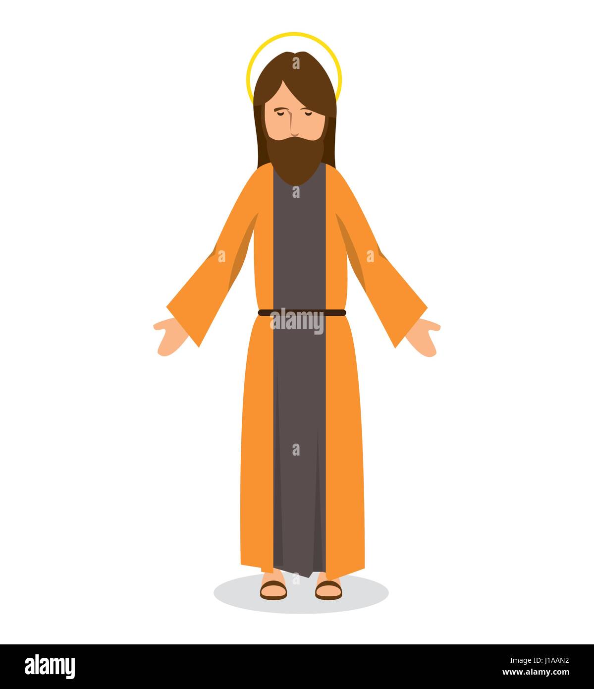 jesus christ religious character Stock Vector Image & Art - Alamy