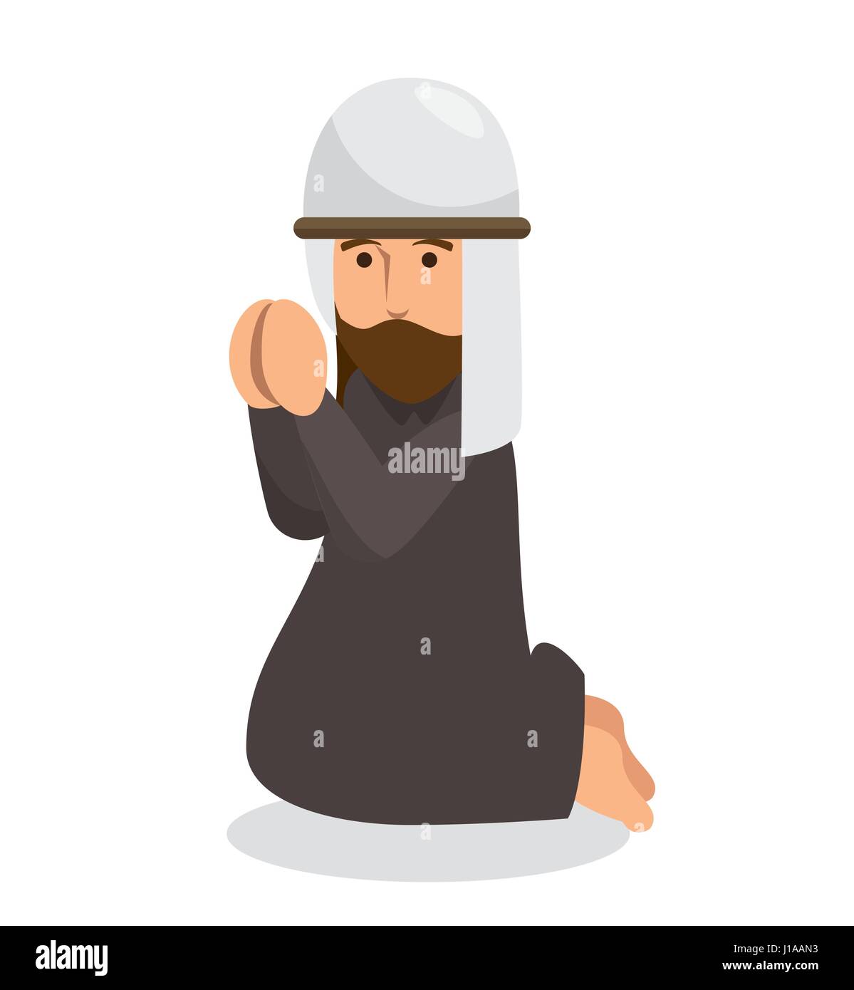 prayer avatar isolated icon Stock Vector Image & Art - Alamy