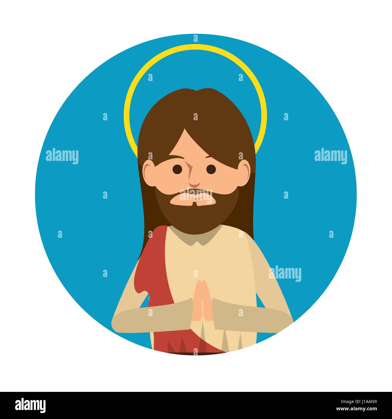 jesus christ religious character Stock Vector Image & Art - Alamy