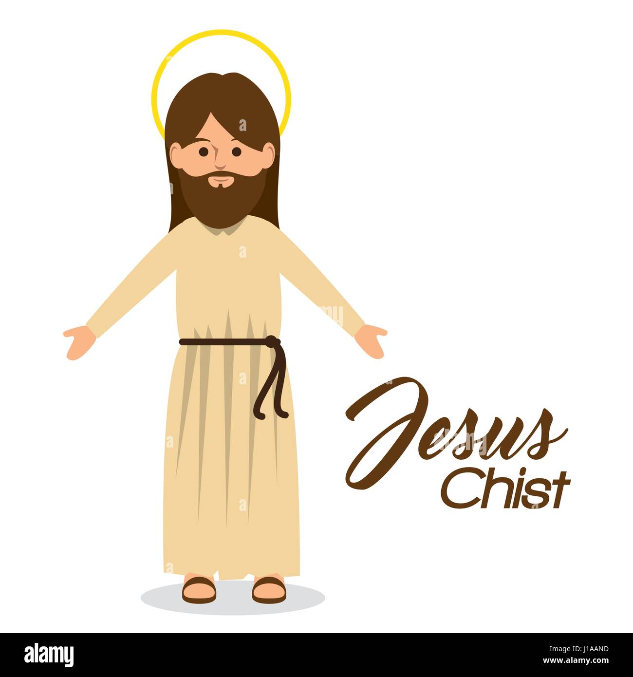 jesus christ religious character Stock Vector Image & Art - Alamy