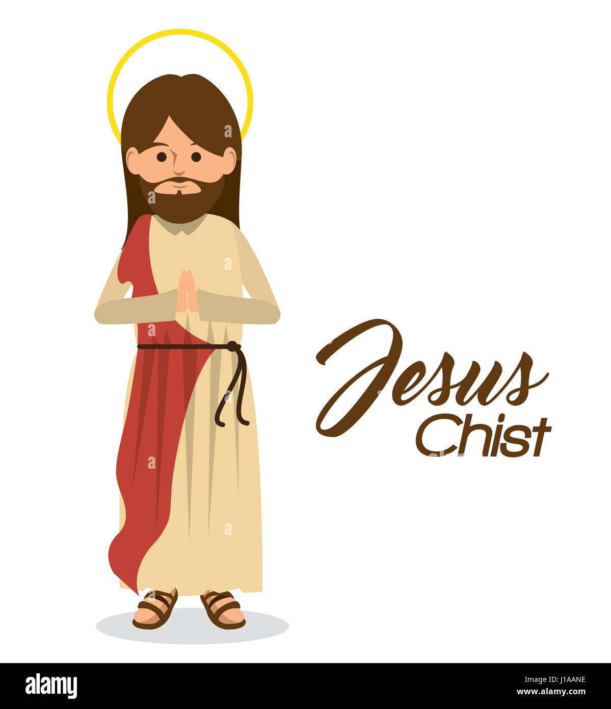 jesus christ religious character Stock Vector Image & Art - Alamy