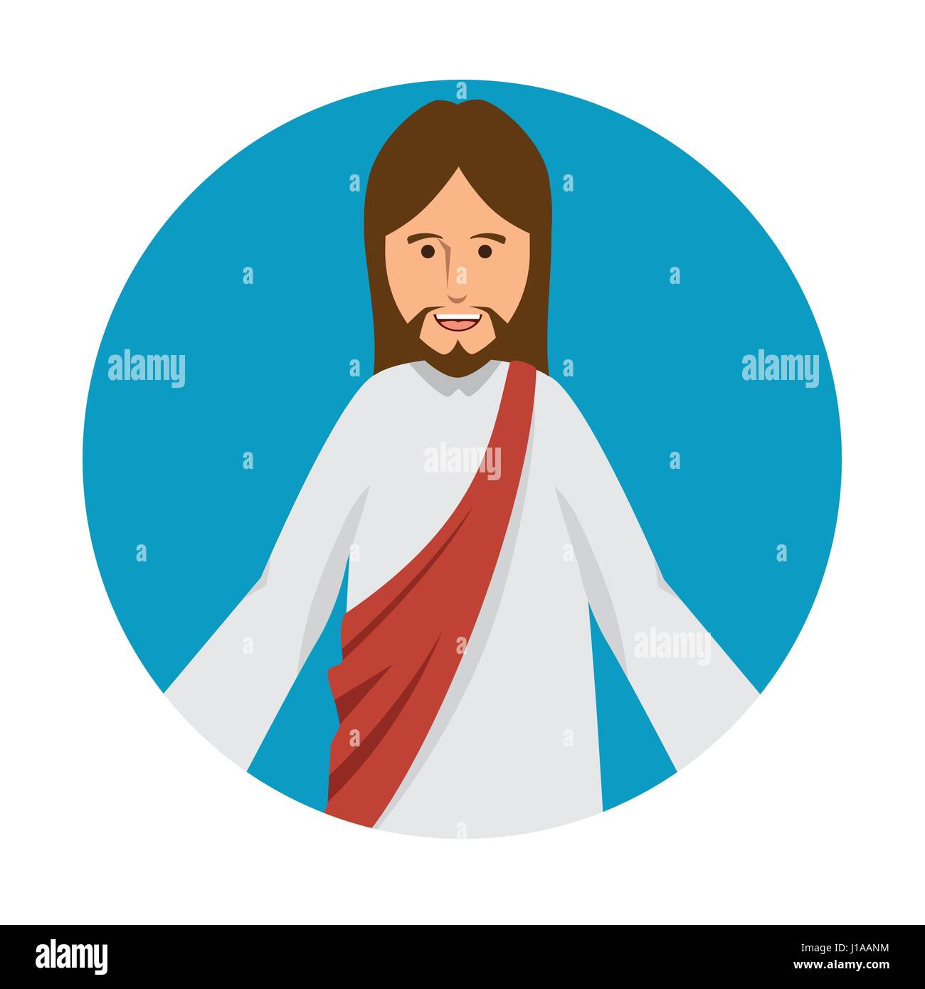 jesus christ religious character Stock Vector Image & Art - Alamy