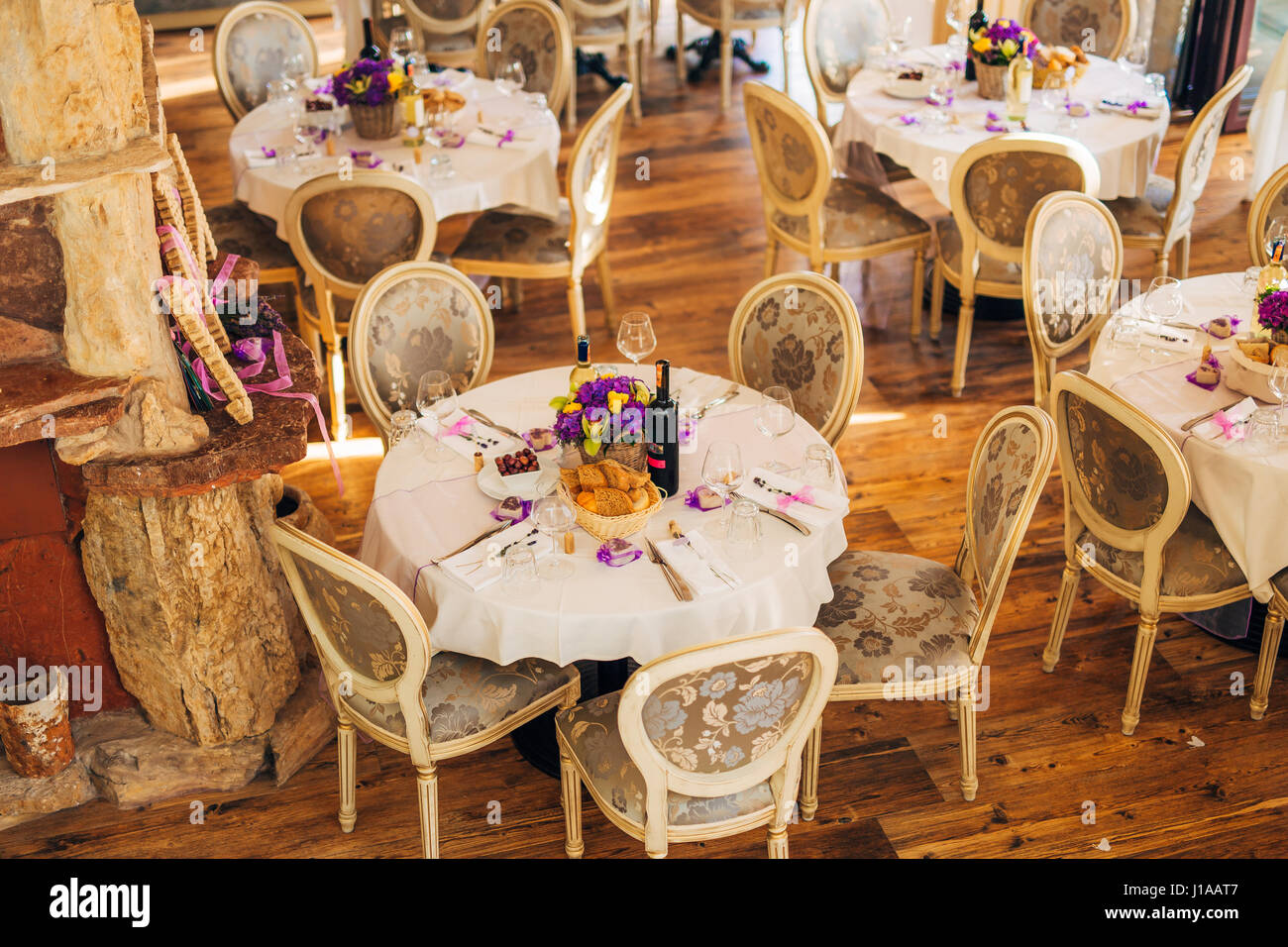 Exquisite wedding banquet Stock Photo - Alamy