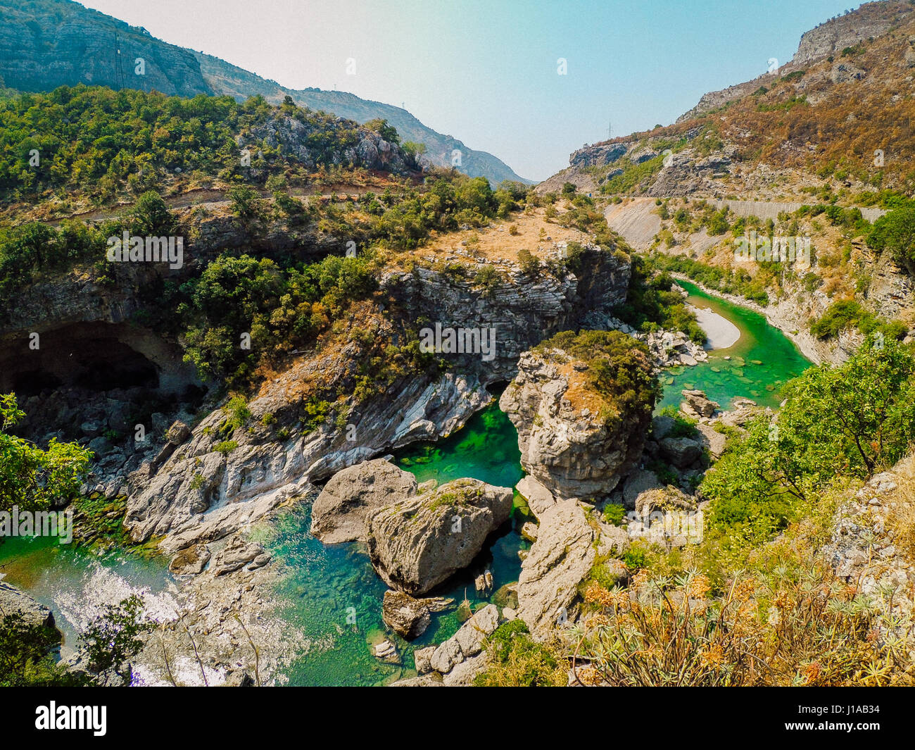Moraca canyon road hi-res stock photography and images - Alamy