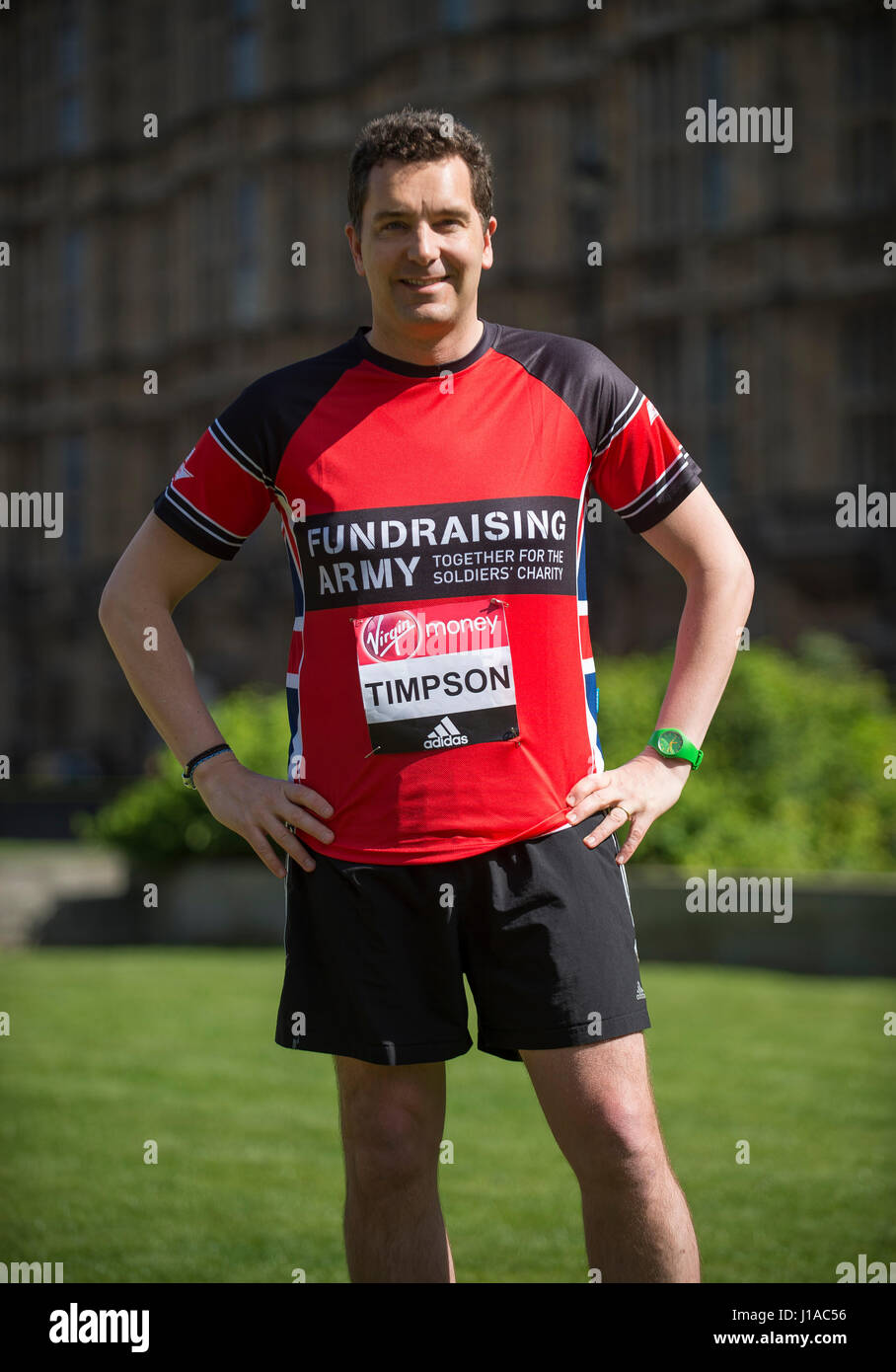 London, UK. Edward Timpson at a photocall for MPs outside the Houses of ...