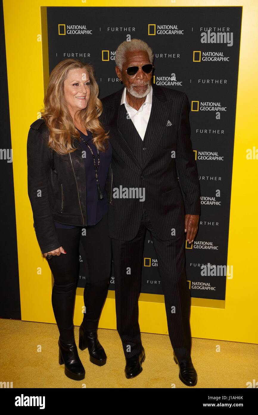 New York, NY, USA. 19th Apr, 2017. Lori McCreary, Morgan Freeman at ...