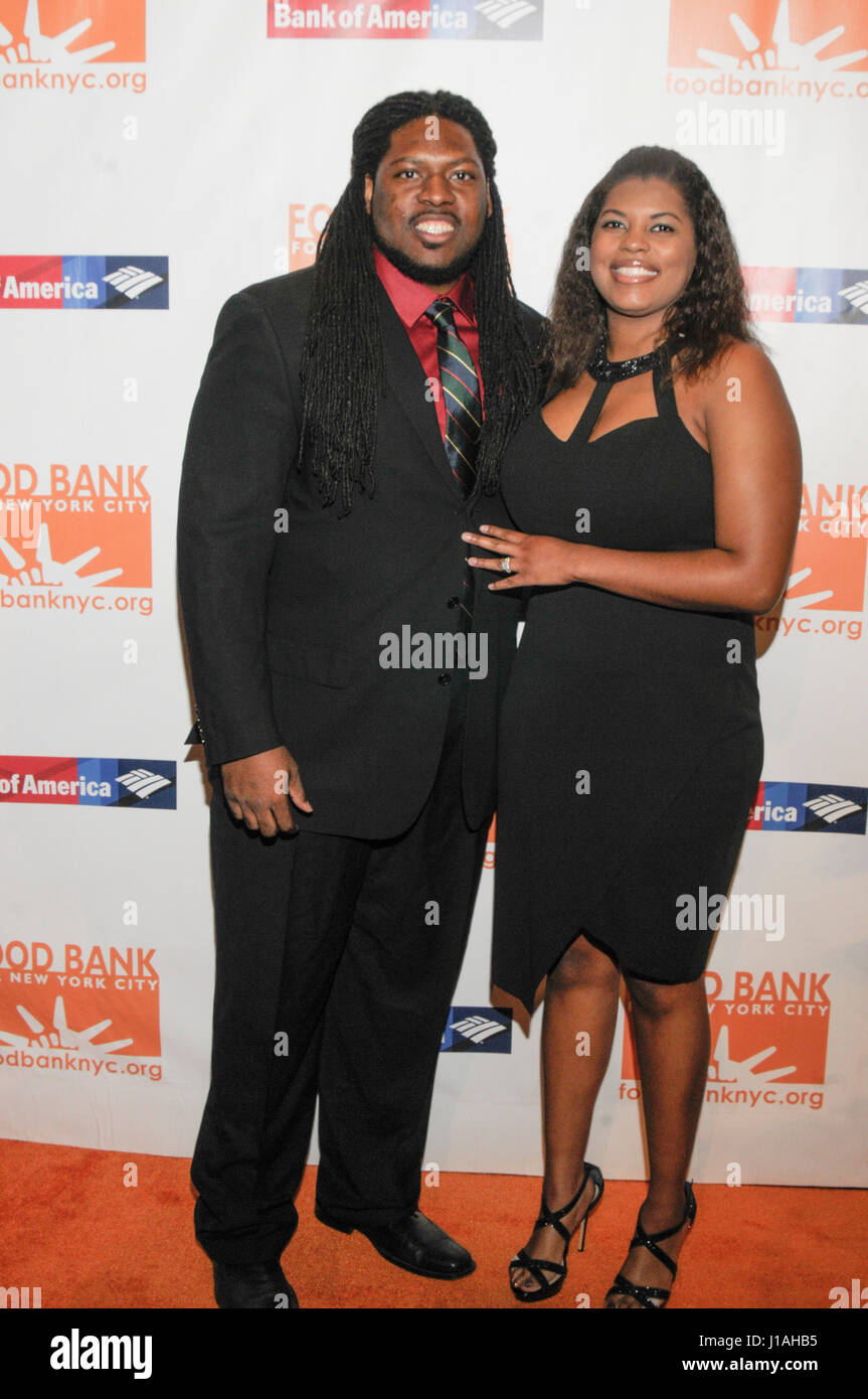 New York, NY, USA. 19th Apr, 2017. Professional football player Adam ...