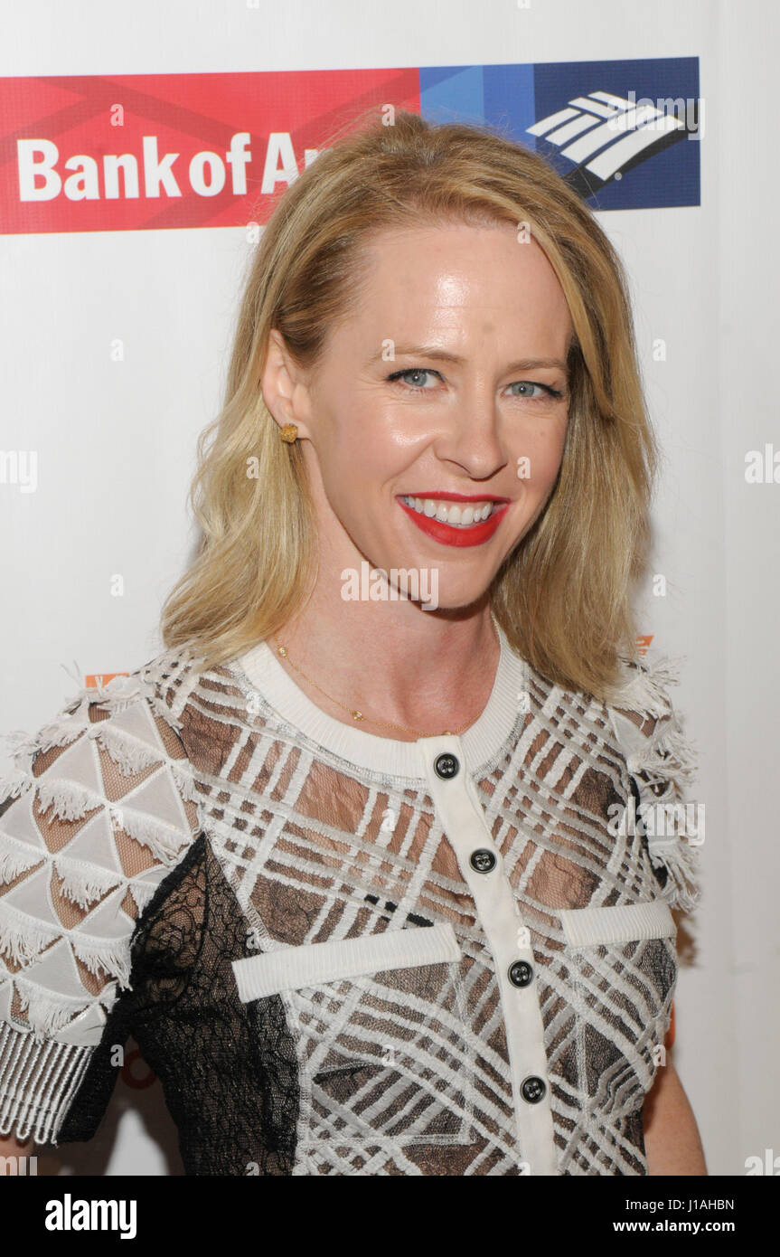 New York, NY, USA. 19th Apr, 2017. Actress Amy Hargreaves attends the ...