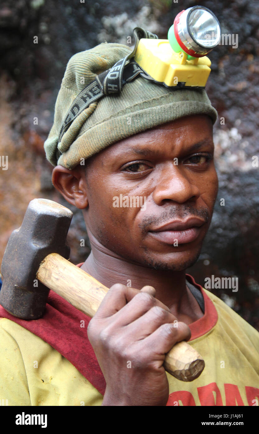 Miner africa congo hi-res stock photography and images - Alamy
