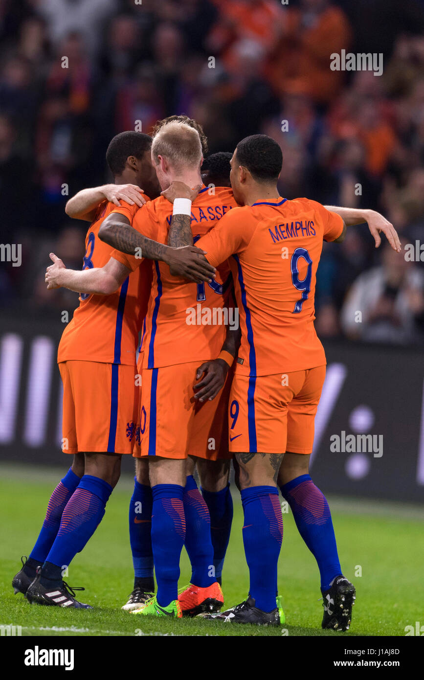 Amsterdam, Netherlands. 28th Mar, 2017. Netherlands team group (NED ...