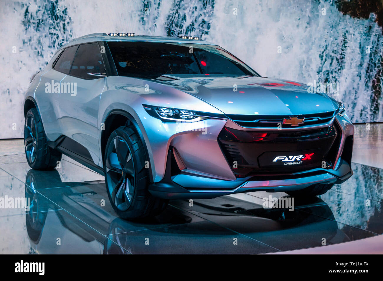 Shanghai, China. 19th Apr, 2017. Chevrolet FNR-X concept unveiled at ...