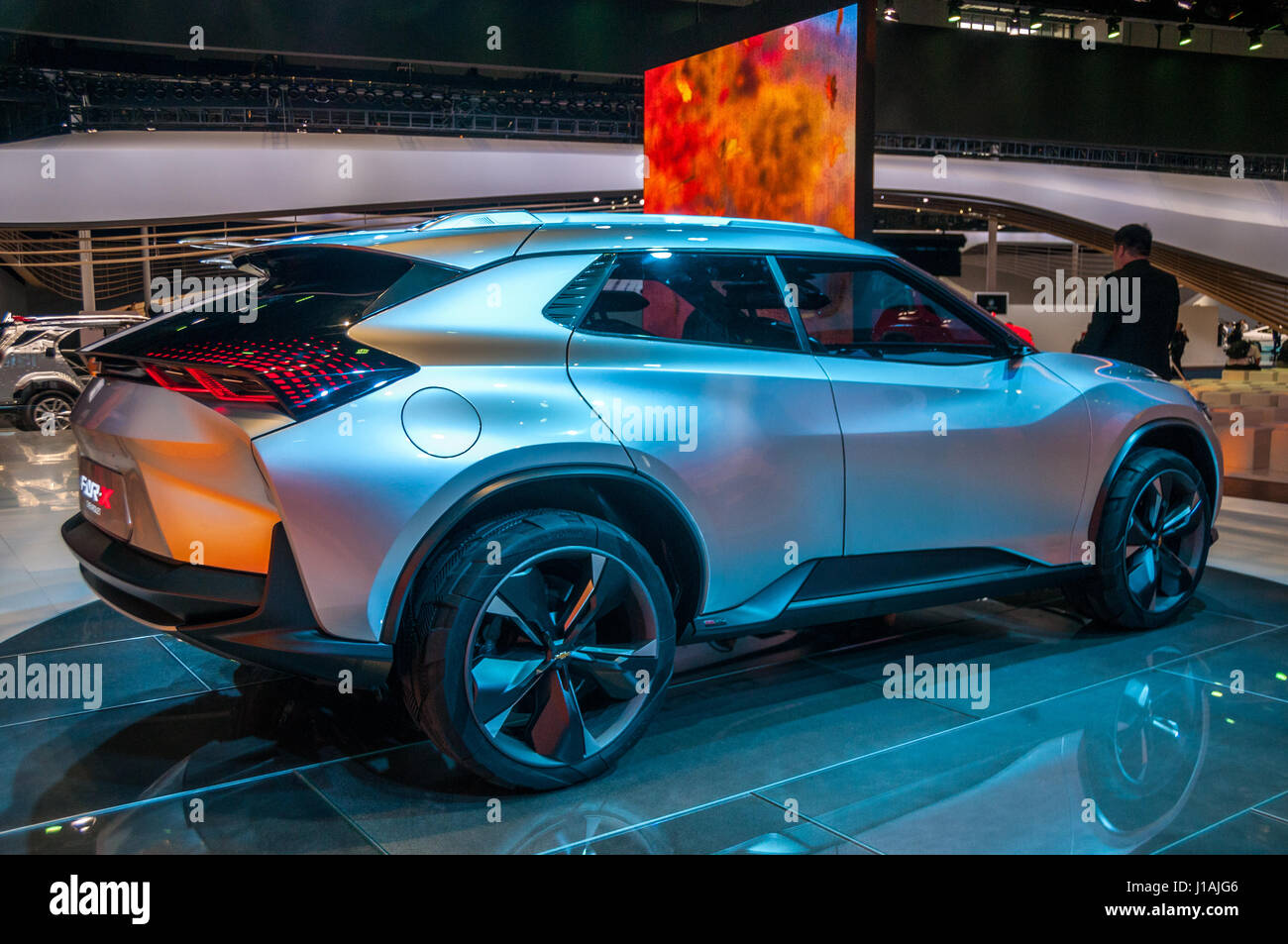 Shanghai, China. 19th Apr, 2017. Chevrolet FNR-X concept unveiled at ...
