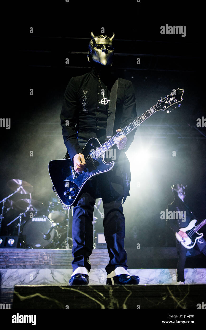 Milan, Italy 19 april 2017 Ghost band perform in Alcatraz. Ghost is a ...