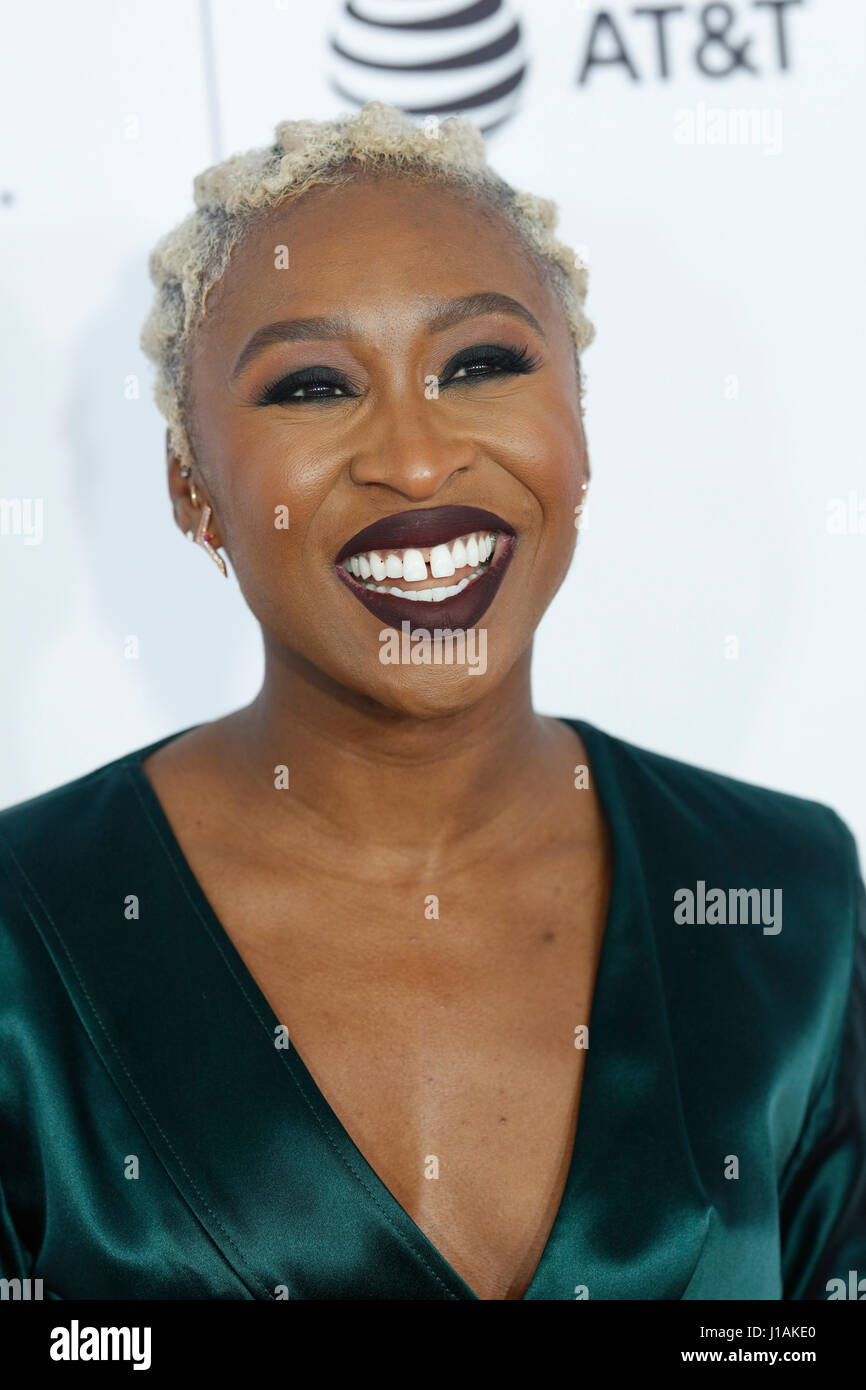 New York, USA. 19th April, 2017. Cynthia Evrio arrives at the 2017 ...