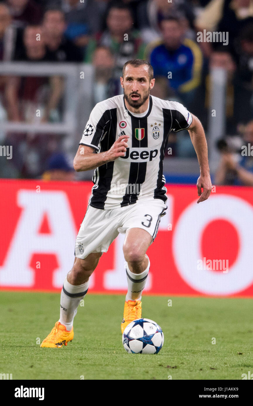 Turin, Italy. 11th Apr, 2017. Giorgio Chiellini (Juventus) Football ...