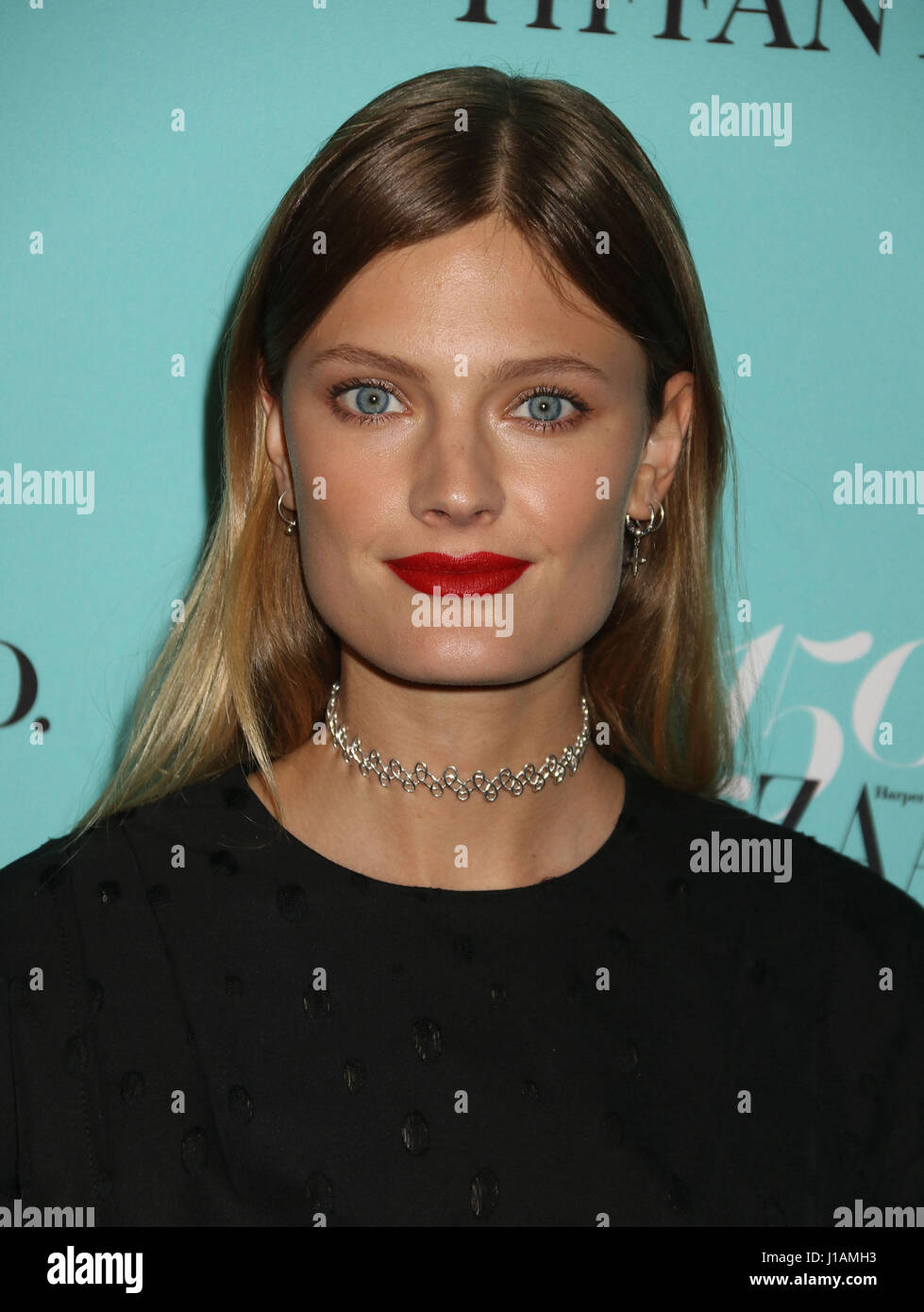 New York, New York, USA. 19th Apr, 2017. Model CONSTANCE JABLONSKI ...