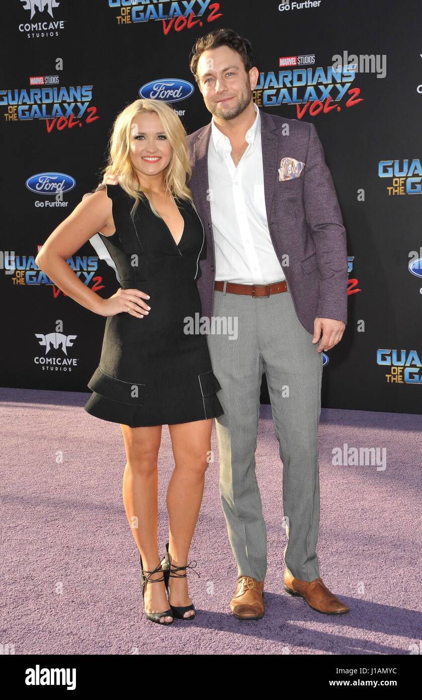 Los Angeles, CA, USA. 19th Apr, 2017. Emily Osment, Jonathan Sadowski ...