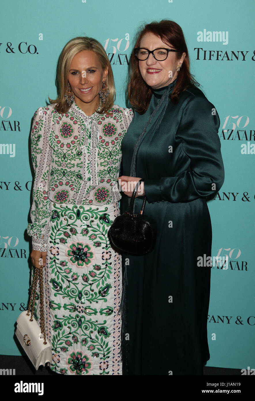 New York, New York, USA. 19th Apr, 2017. Designer TORY BURCH and Harper ...