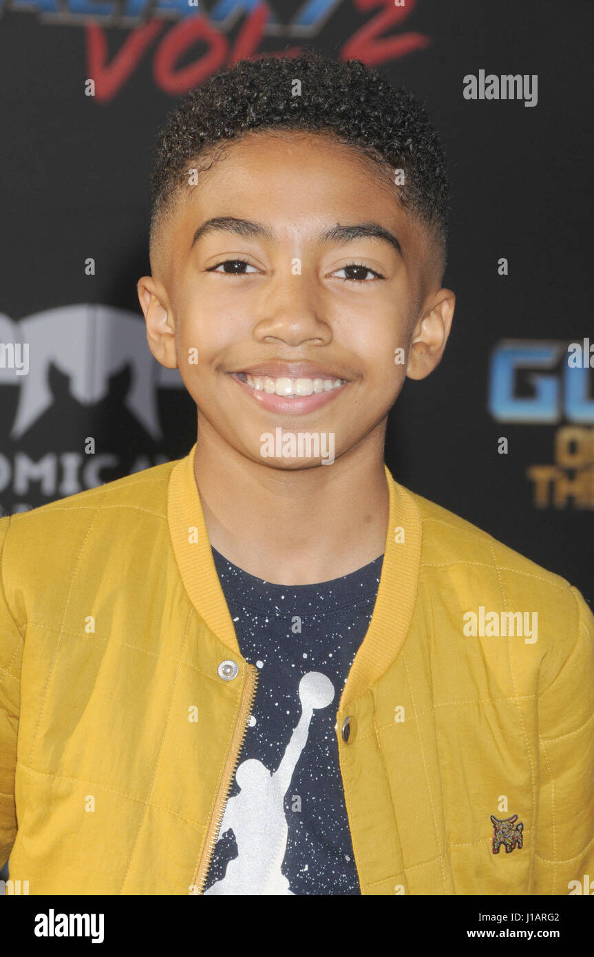 Los Angeles, California, USA. 19th Apr, 2017. Actor MILES BROWN at the ...