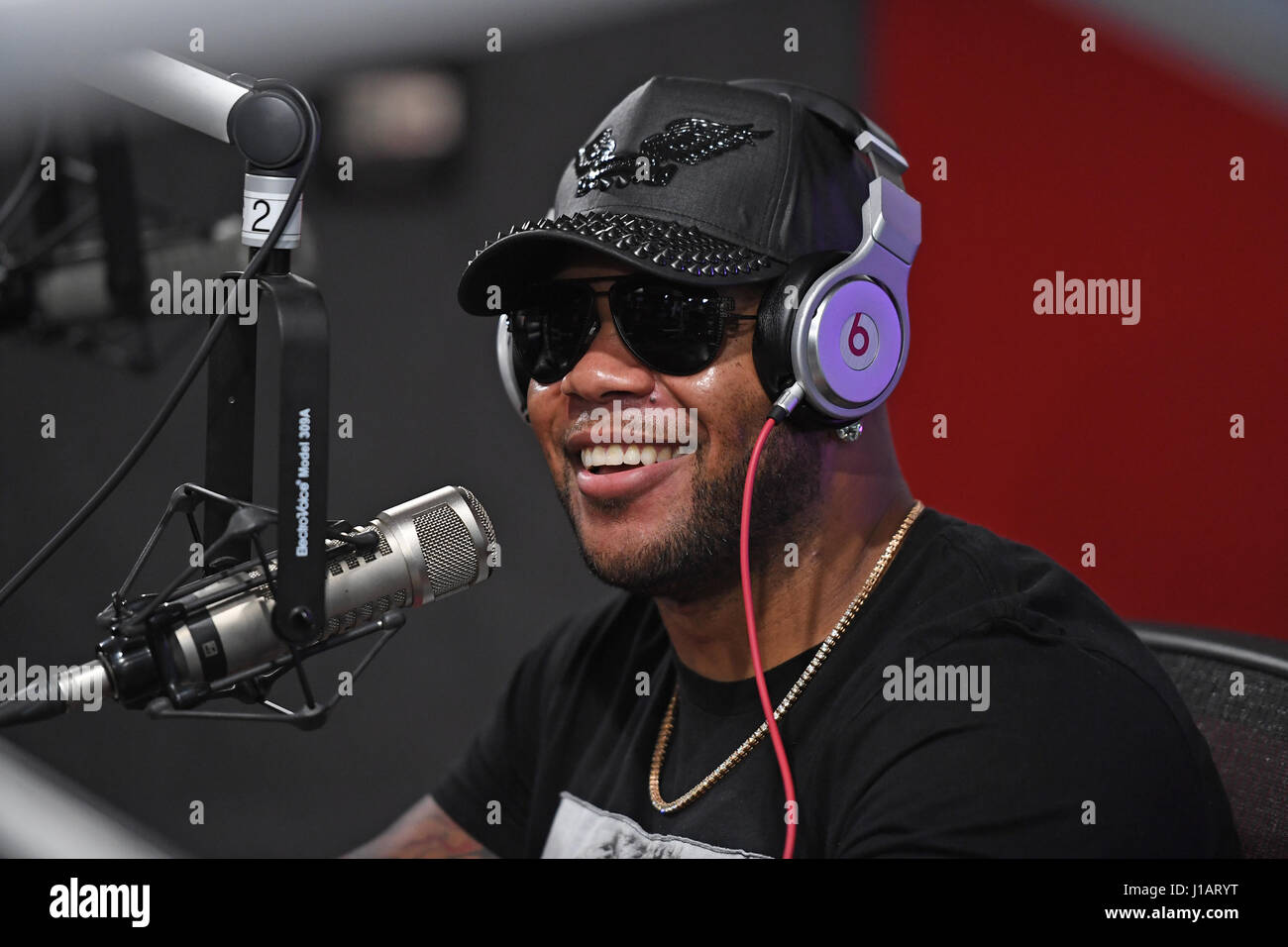 Fort Lauderdale, Florida, USA. 19th Apr, 2017. Flo Rida visits iHeart ...