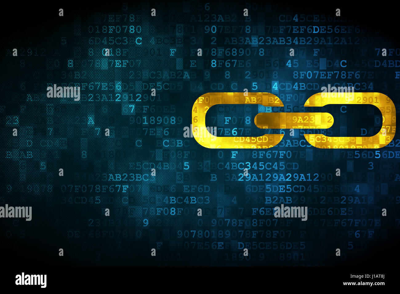 Web development concept: Link on digital background Stock Photo - Alamy