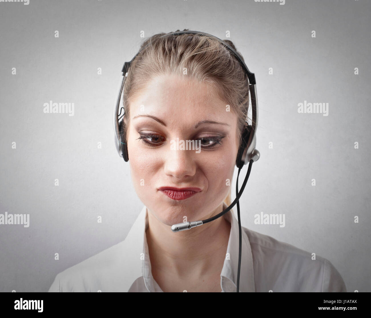 Portrait disgust woman hi-res stock photography and images - Alamy