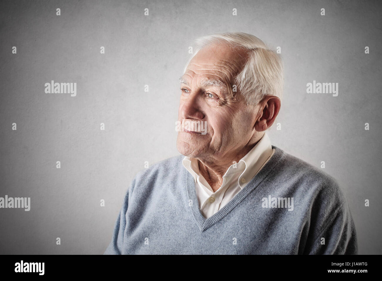 Portrait of old man Stock Photo - Alamy