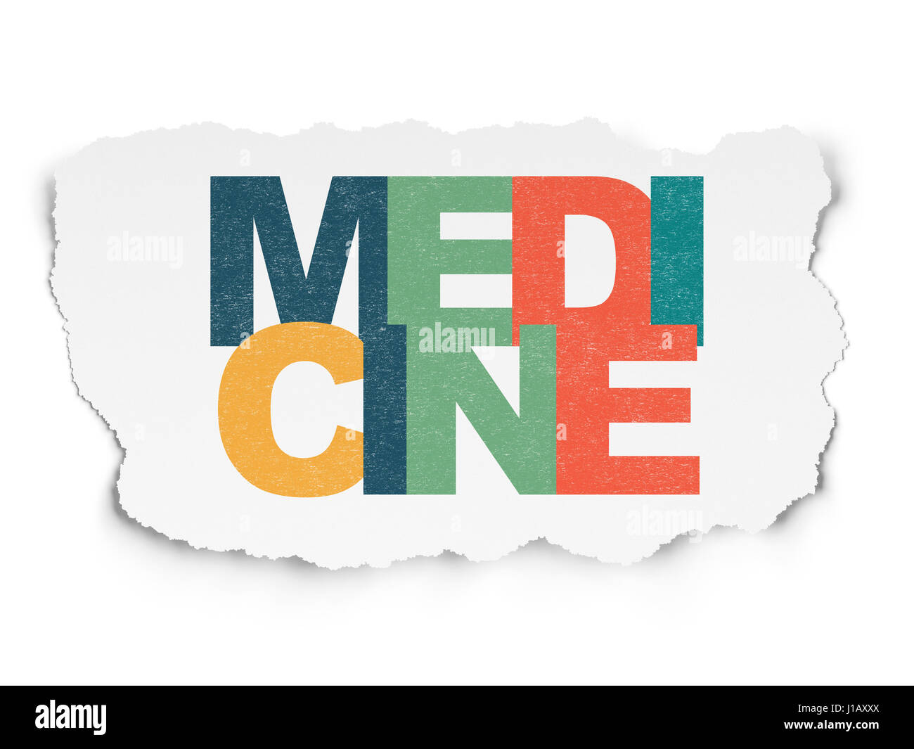 Healthcare concept: Medicine on Torn Paper background Stock Photo - Alamy
