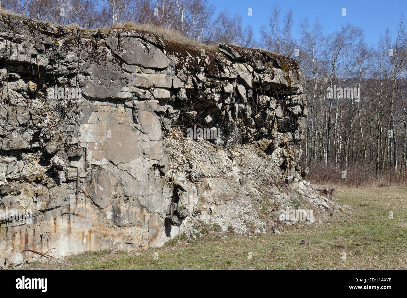 Military fortifications on the border, bunker, fort, fortress, war ...
