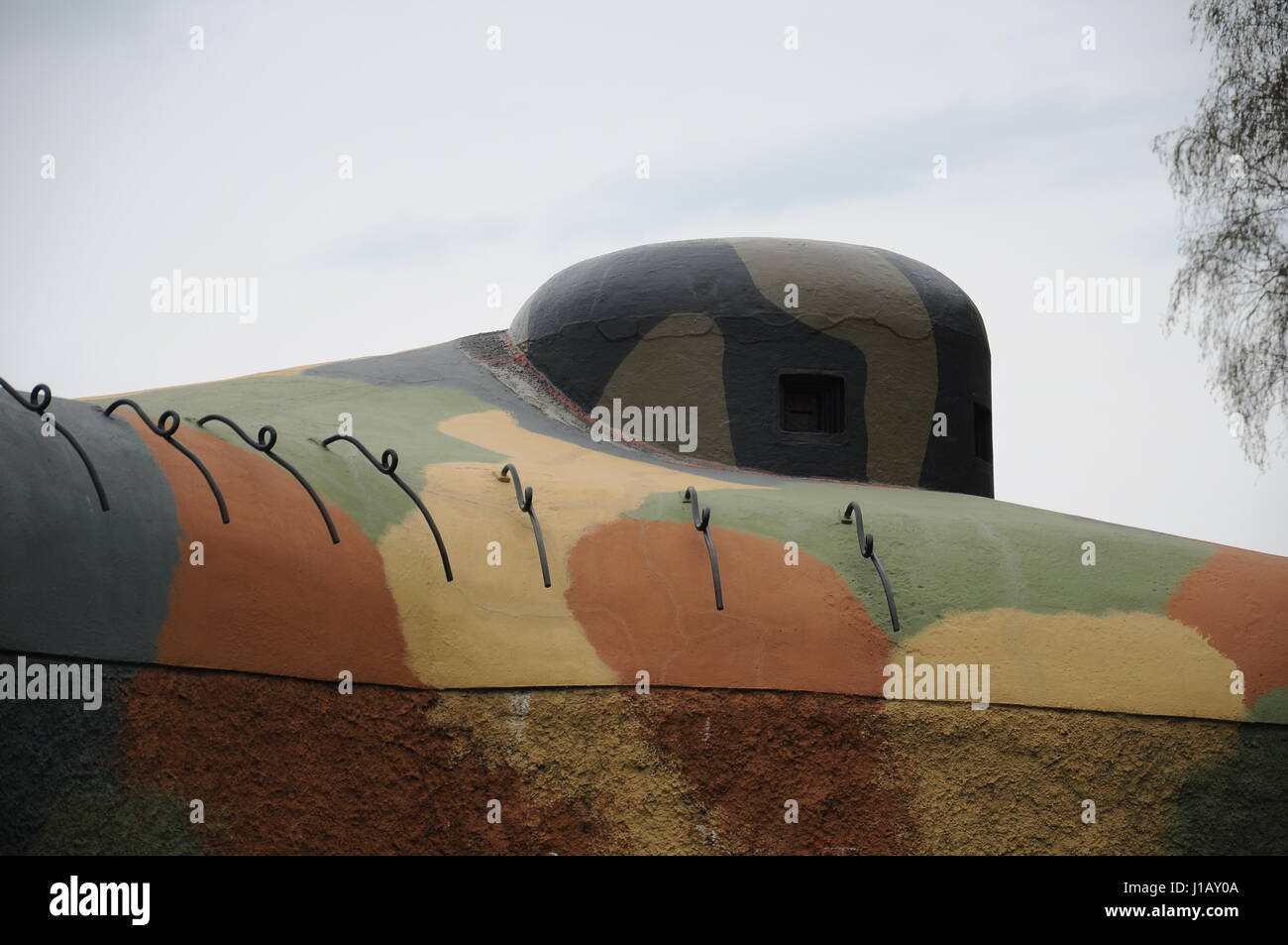 Military fortifications on the border, bunker, fort, fortress, war ...