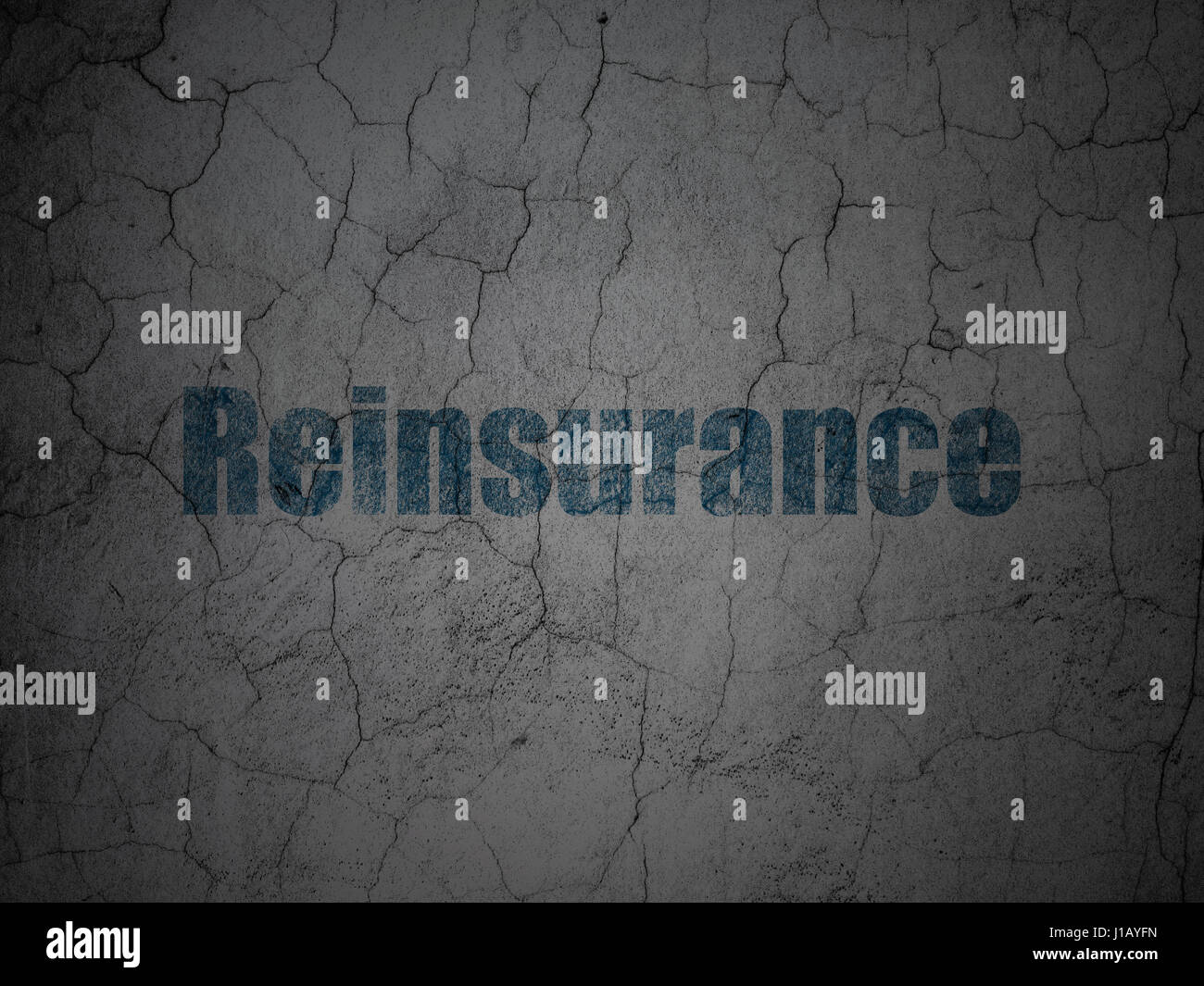 Insurance concept: Reinsurance on grunge wall background Stock Photo ...